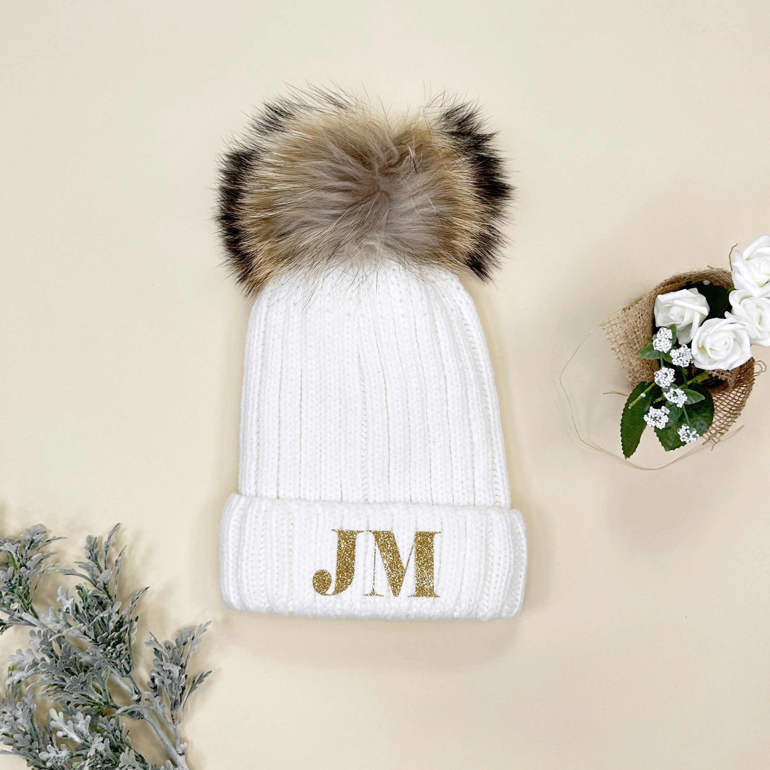 Monogram Beanie Hat